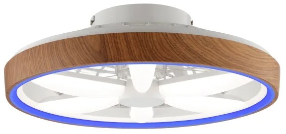 Brilliant - LED RGBW Stmívatelný stropní ventilátor GAIANO LED/24W/230V + DO