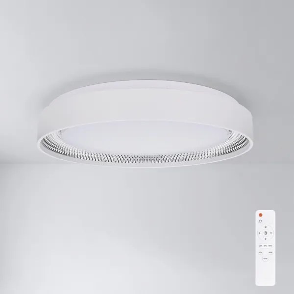 Brilagi - LED Stmív. strop. svítidlo WALDO LED/48W/230V pr. 40 cm bílá/stříb.+DO