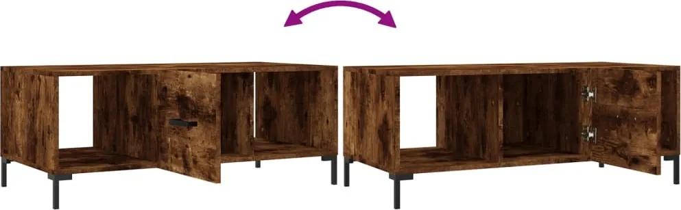 vidaXL Konferenční stolek 102 x 50 x 40 cm kompozitní dřevo [829305] Barva: kouřový dub