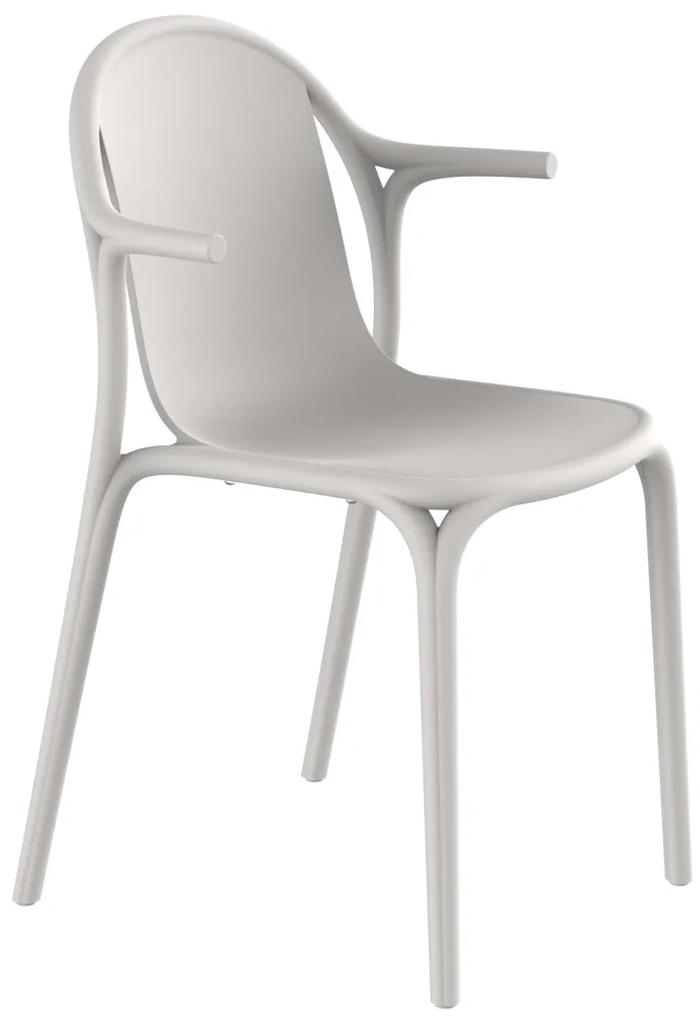 VONDOM - Židle BROOKLYN s područkami - bílá