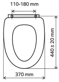 Novaservis WC sedátko, duroplast, bílá WC/PROVENCE