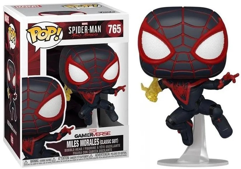 Funko pop! spider-man miles morales classic suit 765