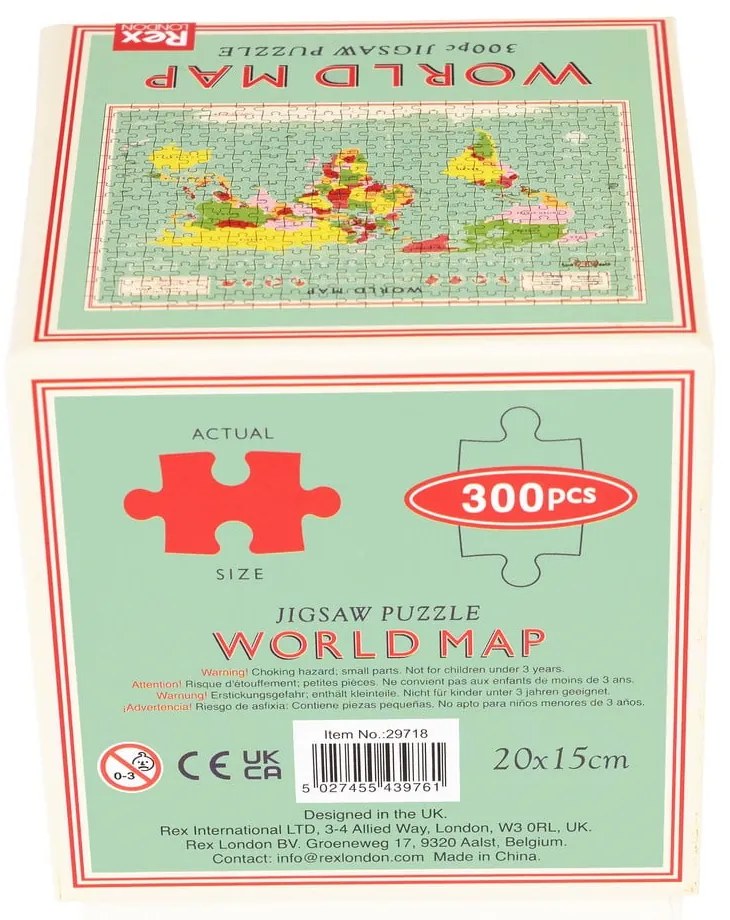 Dětské puzzle Rex London World Map