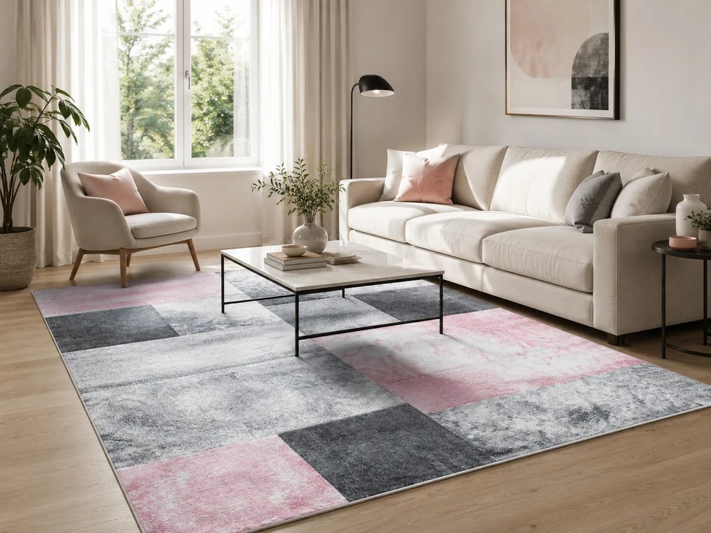 Ayyildiz, Kusový koberec Hawaii 1710 pink, 120x170, růžová, dětský pokoj