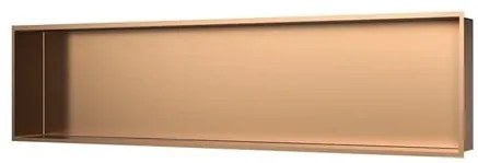 Vestavná polička SAT Aurum růžovozlatá 121x28 cm SATAURN12128BRG