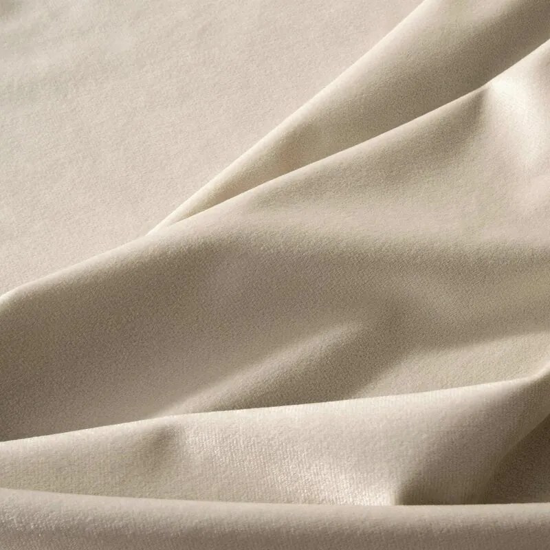 Design 91 Záclona 140x270 Rosa světle béžový velur připravená na pásku D91
