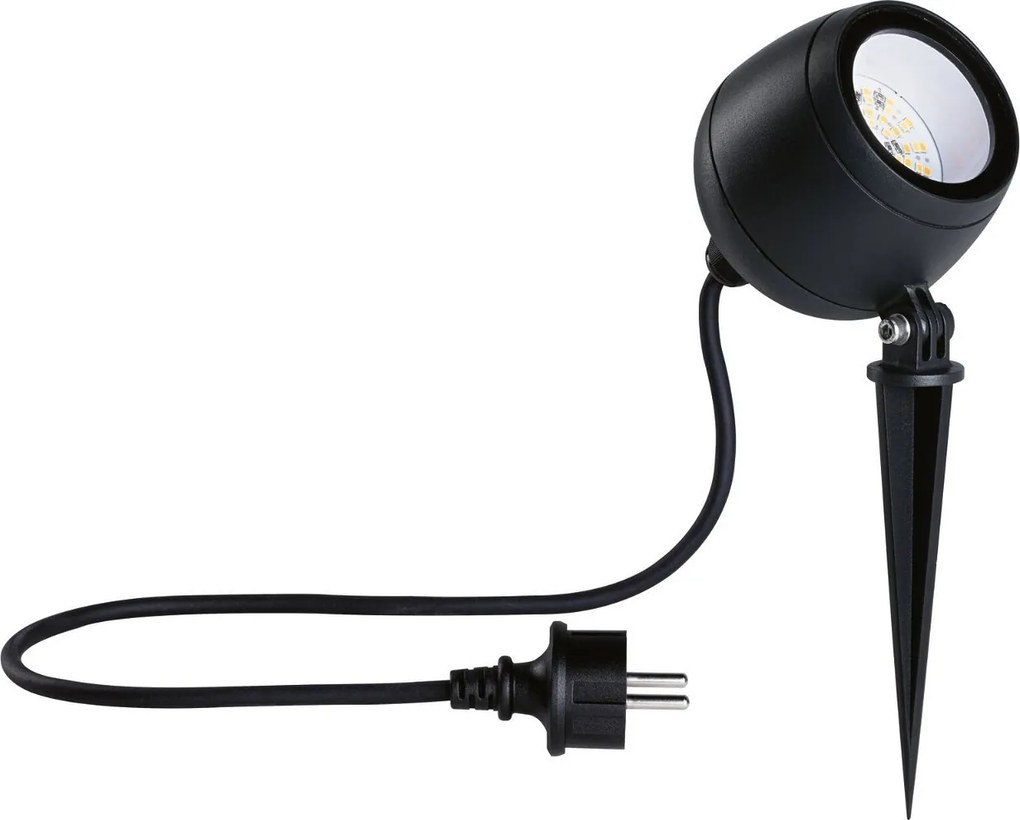 P 94770 LED bodové zahradní světlo Smart Home Zigbee Kikolo neláká hmyz IP65 90mm CCT 6,2W 230V 80° antracit umělá hmota/hliník - PAULMANN
