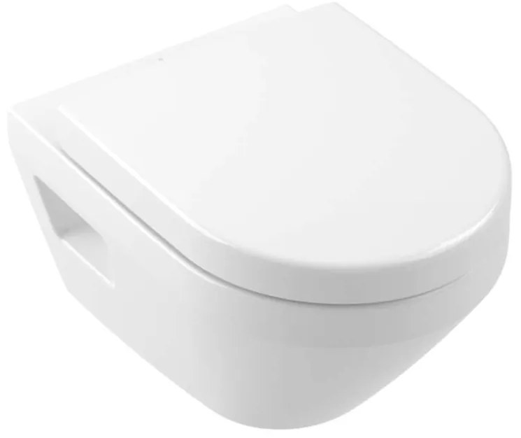 Villeroy & Boch Architectura - Závěsné WC se sedátkem SoftClosing, DirectFlush, TwistFlush, alpská bílá 4687CL01