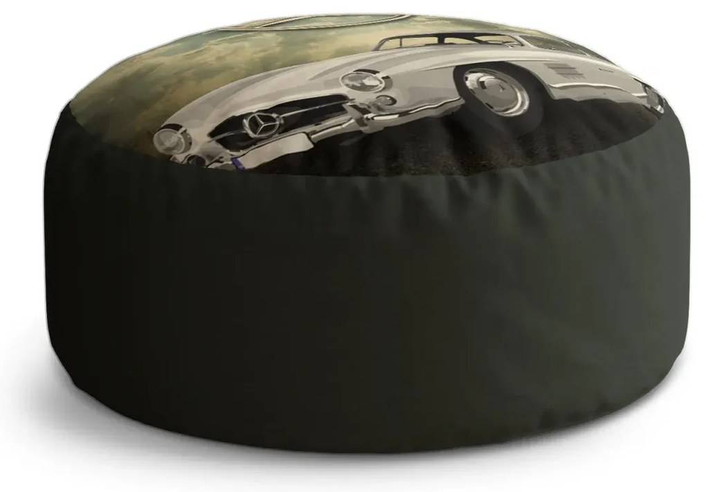 Sablio Taburet Circle Mercedes-Benz 300 SL Na silnici: 38x48 cm