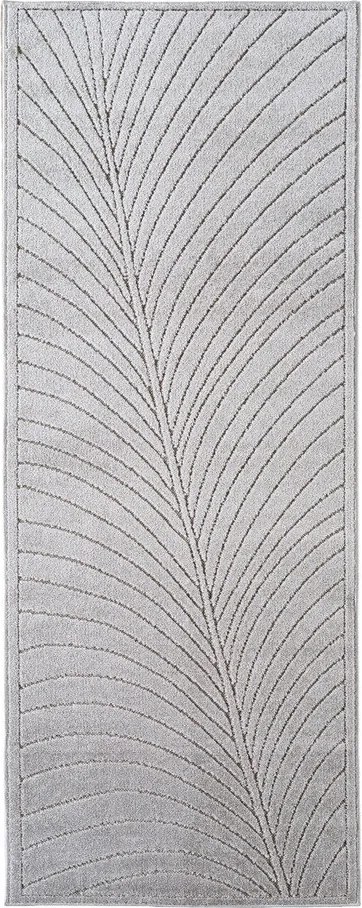 Vnitřní a venkovní běhoun ve stříbrné barvě 80x250 cm Nova 1204 – Ayyildiz Carpets