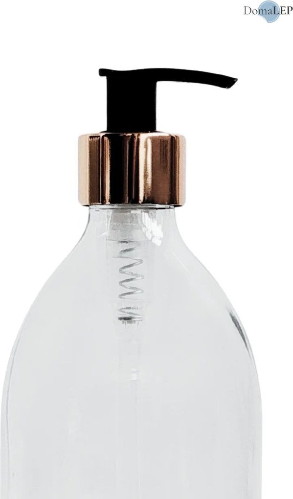 Dávkovač mýdla STELLA 540 ml s černo-zlatým dávkovačem