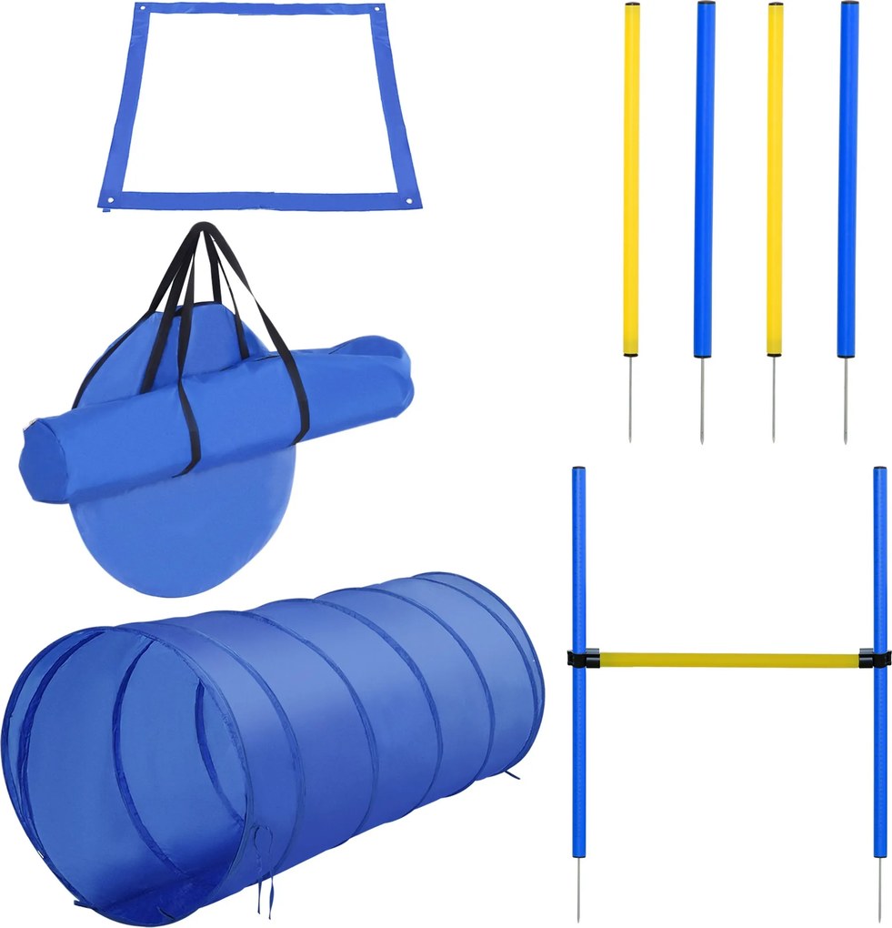 PawHut Agility Set pro psy – 5dílné vybavení pro trénink agility | Aosom