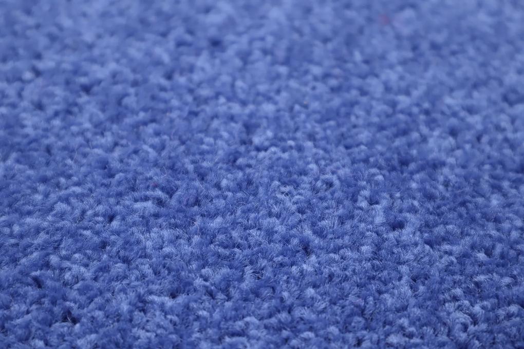 Vopi koberce Kusový koberec Eton modrý 82 čtverec - 400x400 cm
