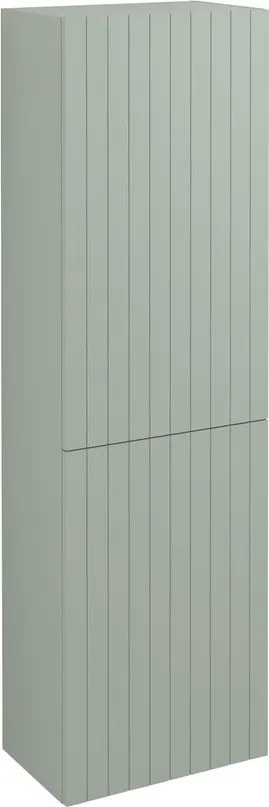 Sapho Espace koupelnová skříňka doplňková vysoká 50 x 172 x 32 cm 2x dvířka levá/pravá verde strip zelená ESC450-4444S