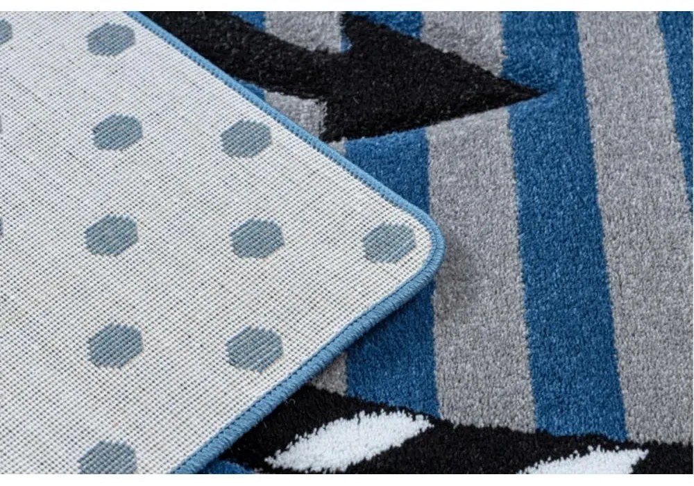 Dětský kusový koberec Kotva modrý 200x290cm
