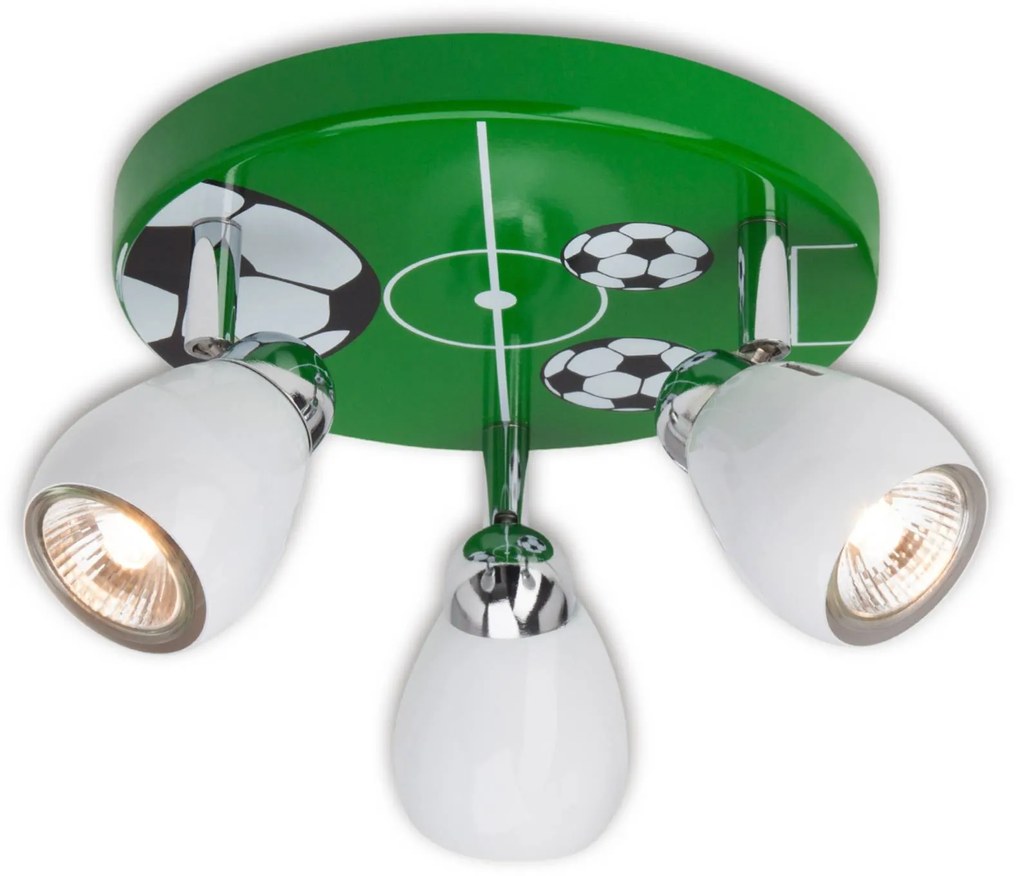 LED stropní světlo Soccer, tři žárovky