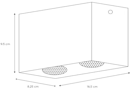 Lucide 09101/02/31 - Bodové svítidlo BODI 2xGU10/50W/230V