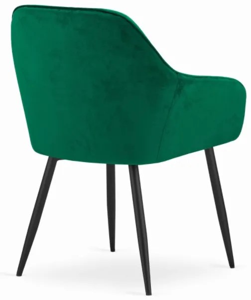 Sametová židle Vienna zelená