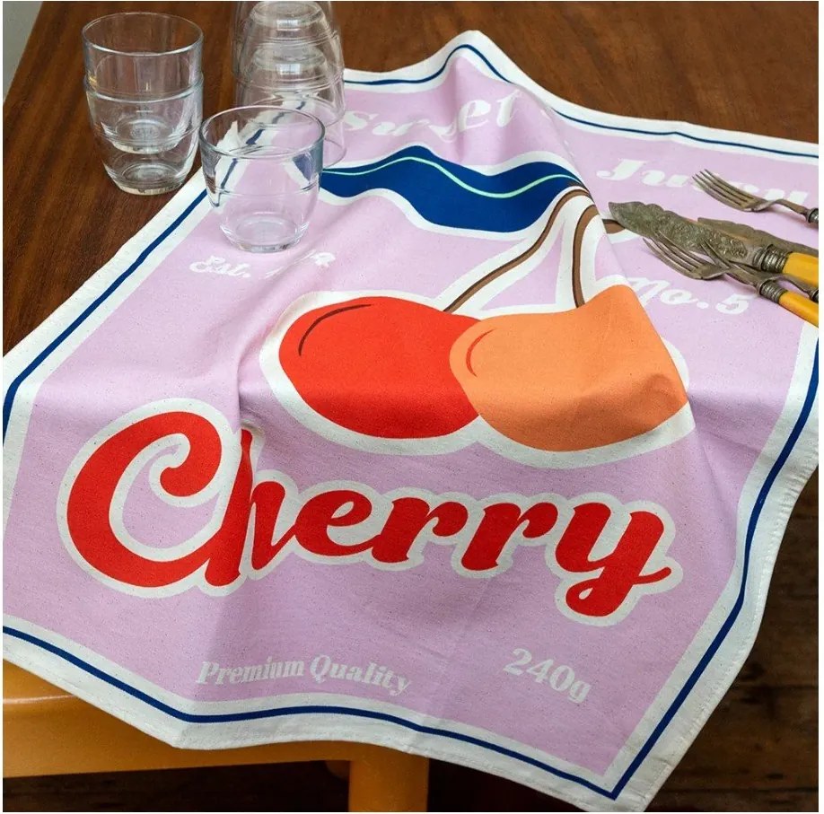 Bavlněná utěrka 70x50 cm Cherry – Rex London