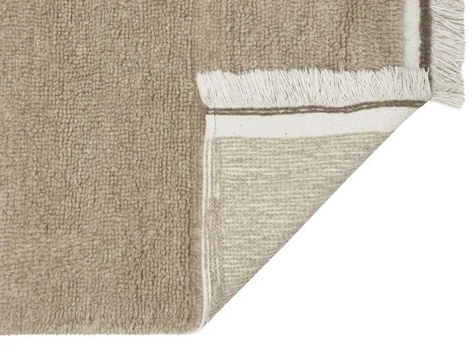 Lorena Canals koberce Vlněný koberec Steppe - Sheep Beige - 80x140 cm