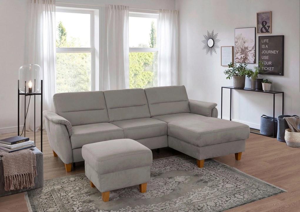 XXXLutz ROHOVÁ SEDAČKA, textil, antracitová Sit & More - Sedací soupravy - 000144019705