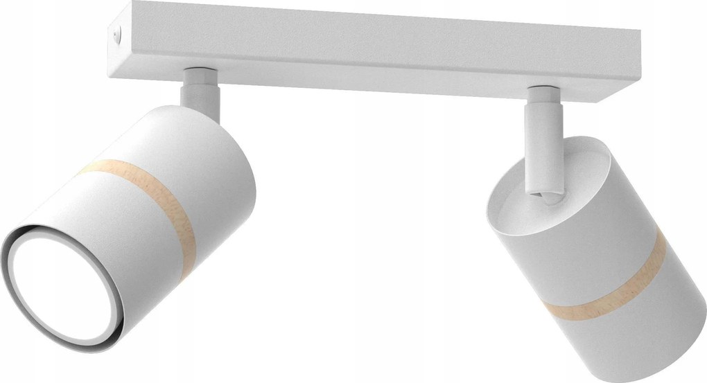 Lampa Stropní Svítidlo Led Závěsná Stropní Bílá Tuba GU10 Led Moderní Pohyblivá