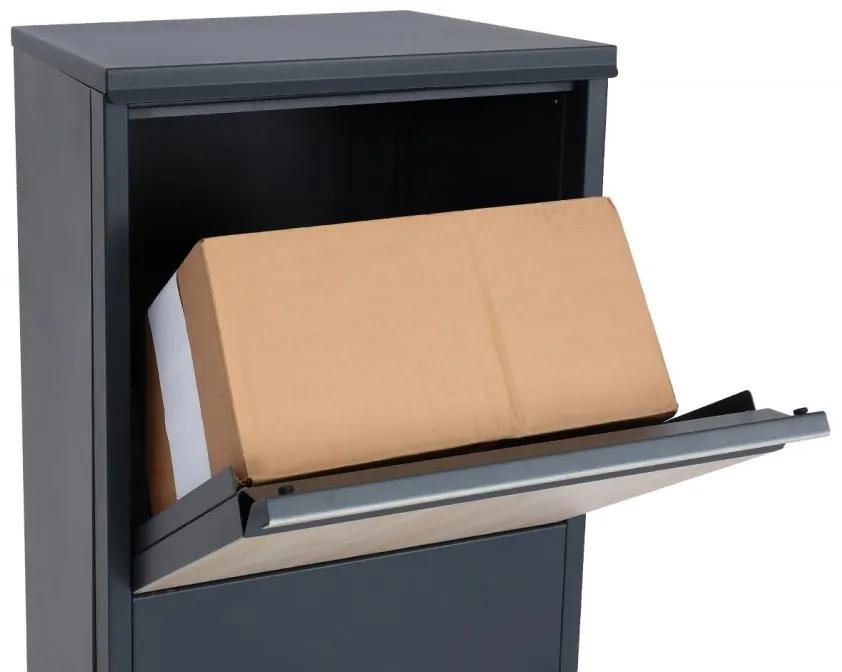 Poštovní schránka na balíky G80 XL Tmavě hnědá