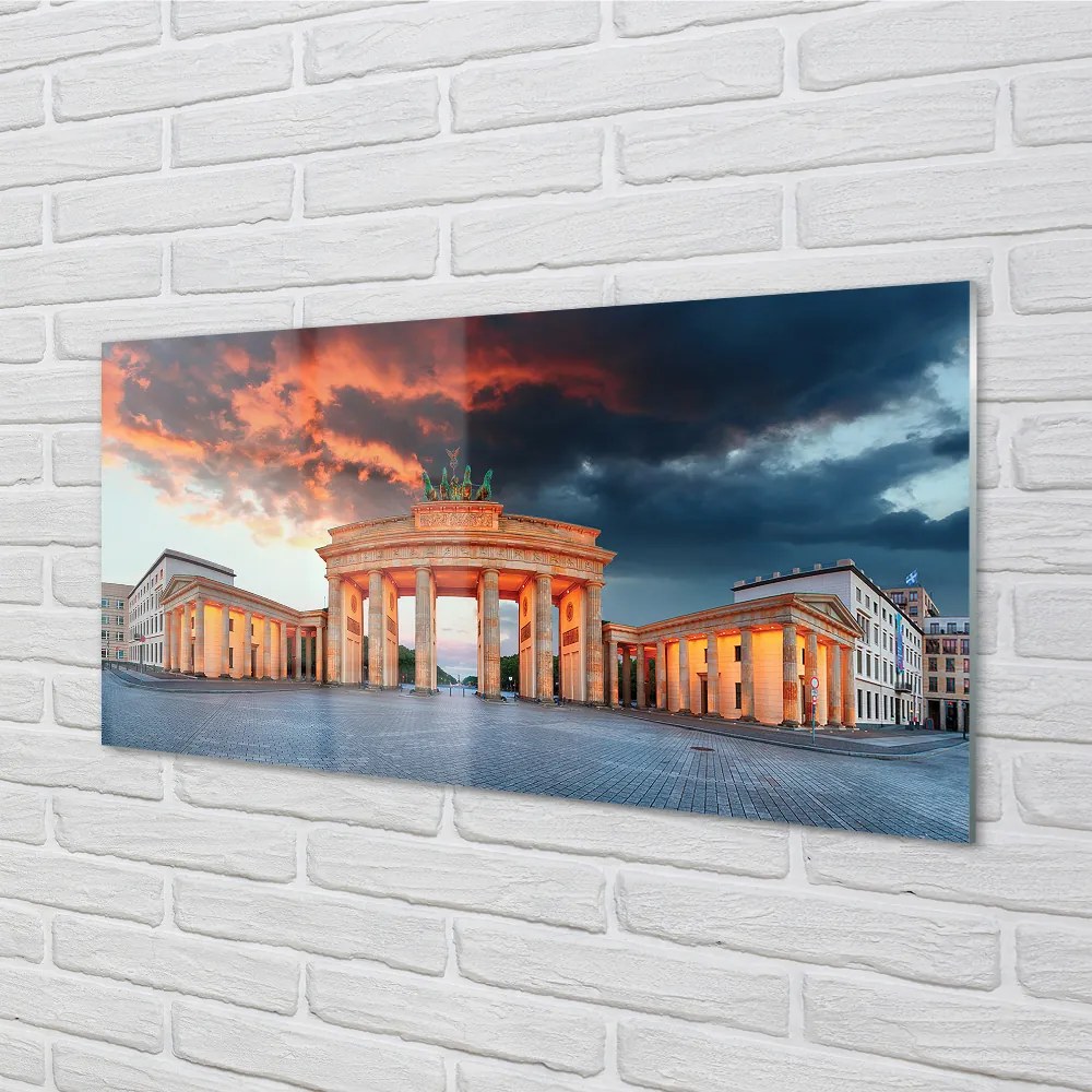 akrylový obraz Německo Brandenburg Gate 100x50 cm