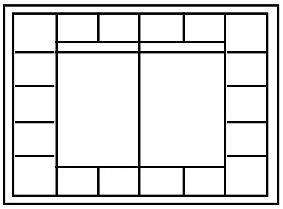Šatní skříň STELLA 300 × 220 cm dub sonoma se zrcadlem
