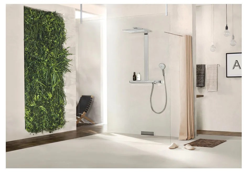 Hansgrohe Rainmaker Select - Showerpipe 460 3jet EcoSmart 9 l / min s termostatem, bílá / chrom 27029400