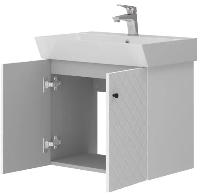 Kingsbath / Lavedo Tessera White 60 koupelnová skříňka s umyvadlem