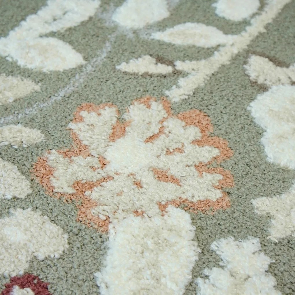 Angel Carpet, Kusový koberec Aurora 25 Green, 160x230, zelená, kancelář