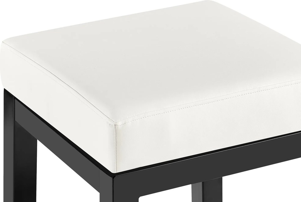 Barová židle Taylor B85 umělá kůže – bílá