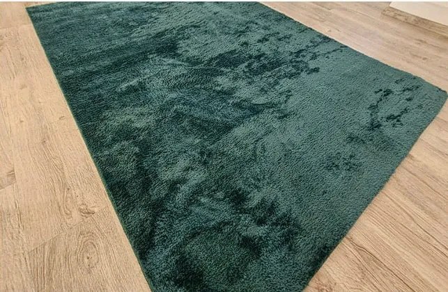 HU Koberec Plush Deluxe tyrkysový Rozměr: 50x80 cm