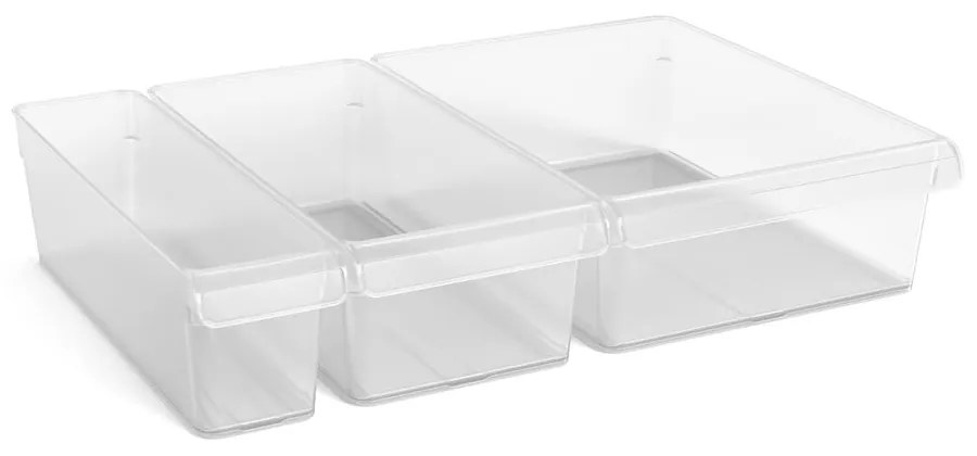 Plastový organizer do lednice 3 ks Fridge – Rotho