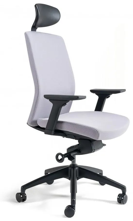 Office Pro Kancelářská ergonomická židle BESTUHL J2 SP — více barev, s podhlavníkem Šedá 206
