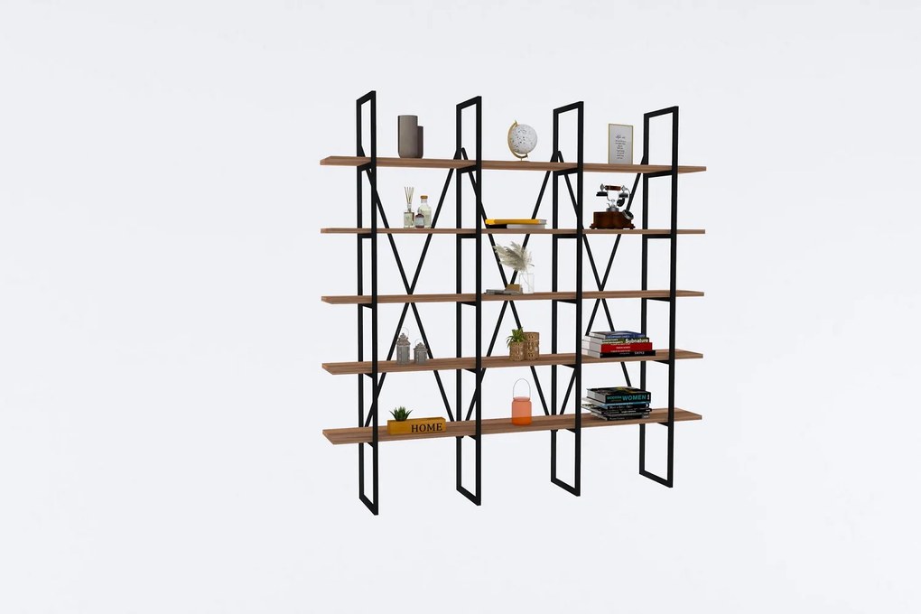 Designový regál Balandis 160 cm borovice