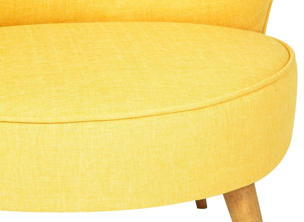 Atelier del Sofa Křeslo Riverhead - Yellow, Žlutá
