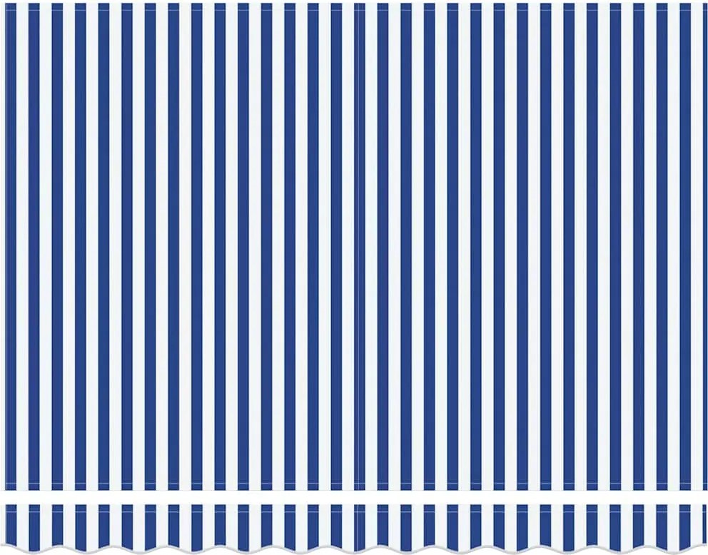 Rám markýzy Modrá a bílá 250 x 200 cm 3329350