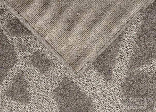 Breno Kusový koberec LORI PALMOY Linen, 160x230 cm, Šedá/Vícebarevné