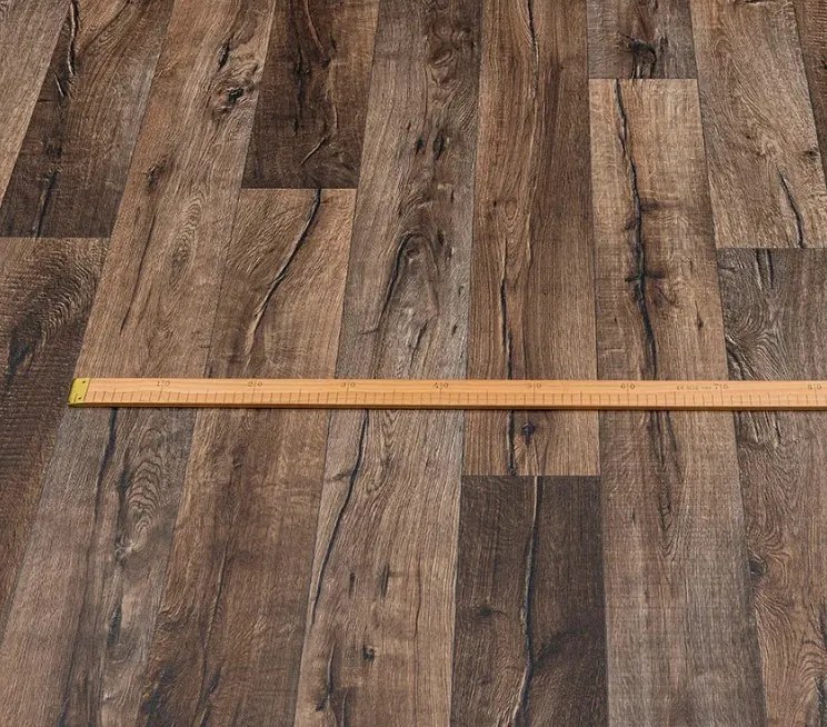 UNILIN PVC podlaha - lino MAXIMA PLUS Hunter Oak S44 – tmavé dřevo ŠÍŘKA: 4 m