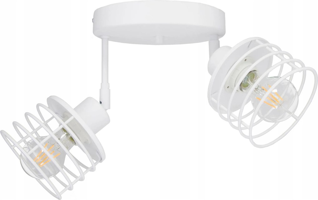 Stropní Svítidlo Bílý Pohyblivý Závěsné Stropní Svítidlo Loft Led 2 Lustr Kloub