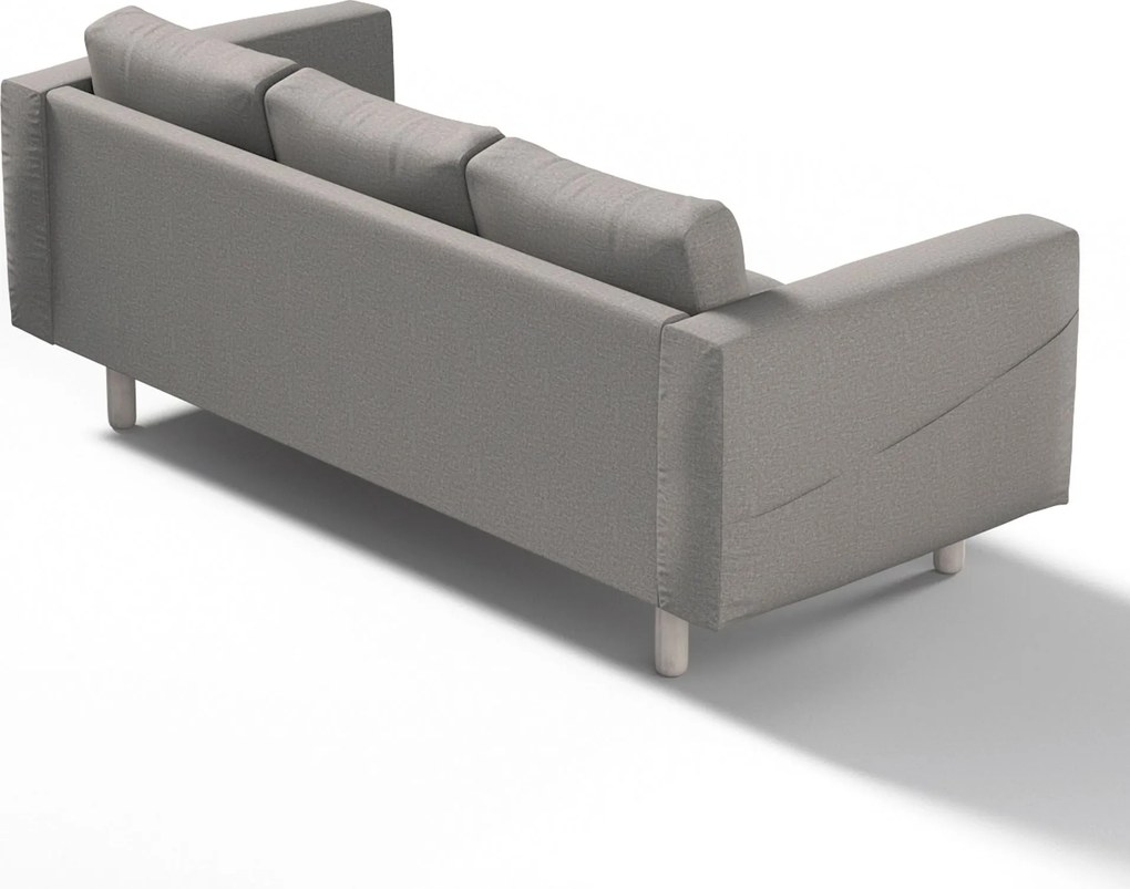 Potah na pohovku IKEA Norsborg 3-místná barva šedá látka pletený vzor