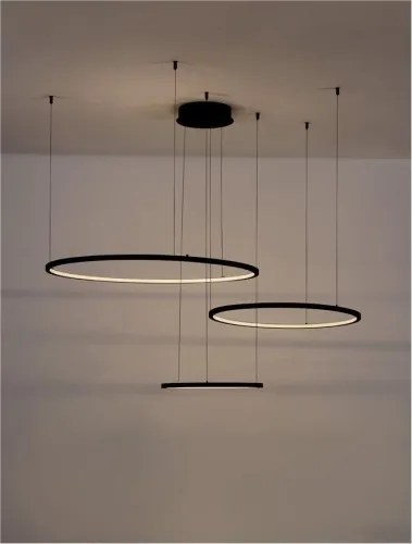 Závěsné LED svítidlo NOVA LUCE PURPLE 80W 3000K 9210312 stmívatelné Triac