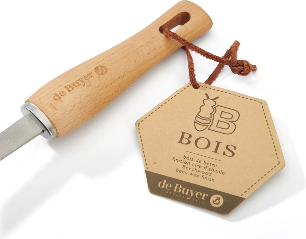 Děrovaná lžíce de Buyer B BOIS D.33,5cm