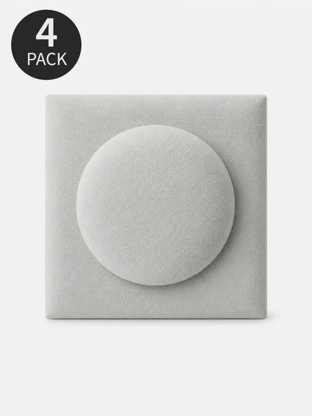 Sinsay - Čalouněné nástěnné panely ve tvaru kostek 4 pack - modrá