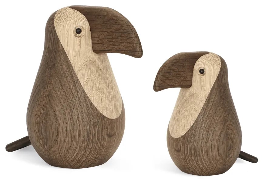 Dřevěný tukan Toucan Natural Oak Large Novoform