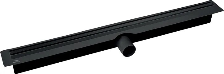 Laveo Slim, sprchový odtok 80 cm, černá, LAV-COS_780D