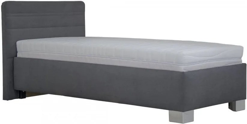 Blanář Sendy postel 90 x 200 cm, šedá