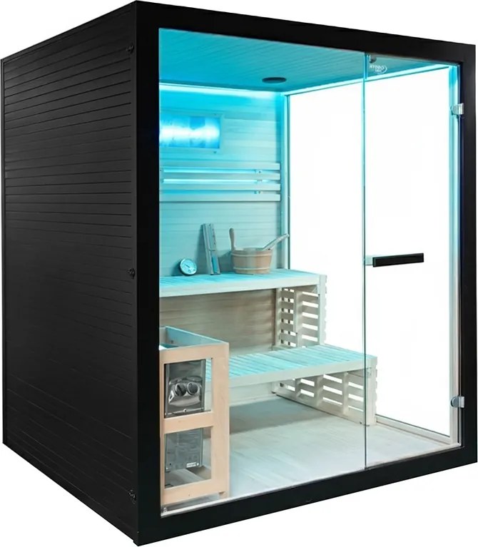 BPS-koupelny Finská sauna Relax HYD-6719 180x160, 4 osoby